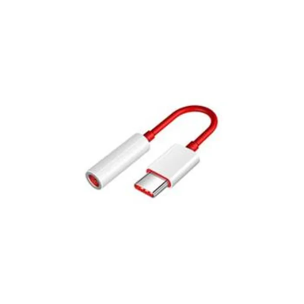 OnePlus Type-C to 3.5mm Adapter Red - Contakt.ro