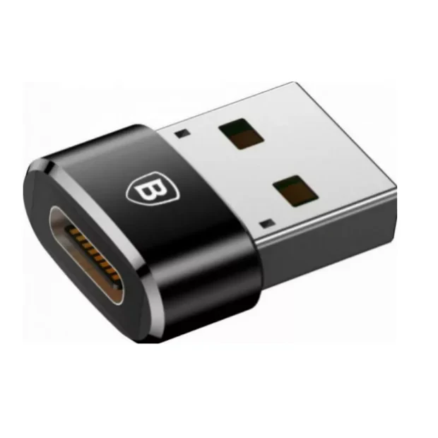 ADAPTOR Baseus Mini, USB 2.0(T) to USB Type-C(M), negru "CAAOTG-01 ...