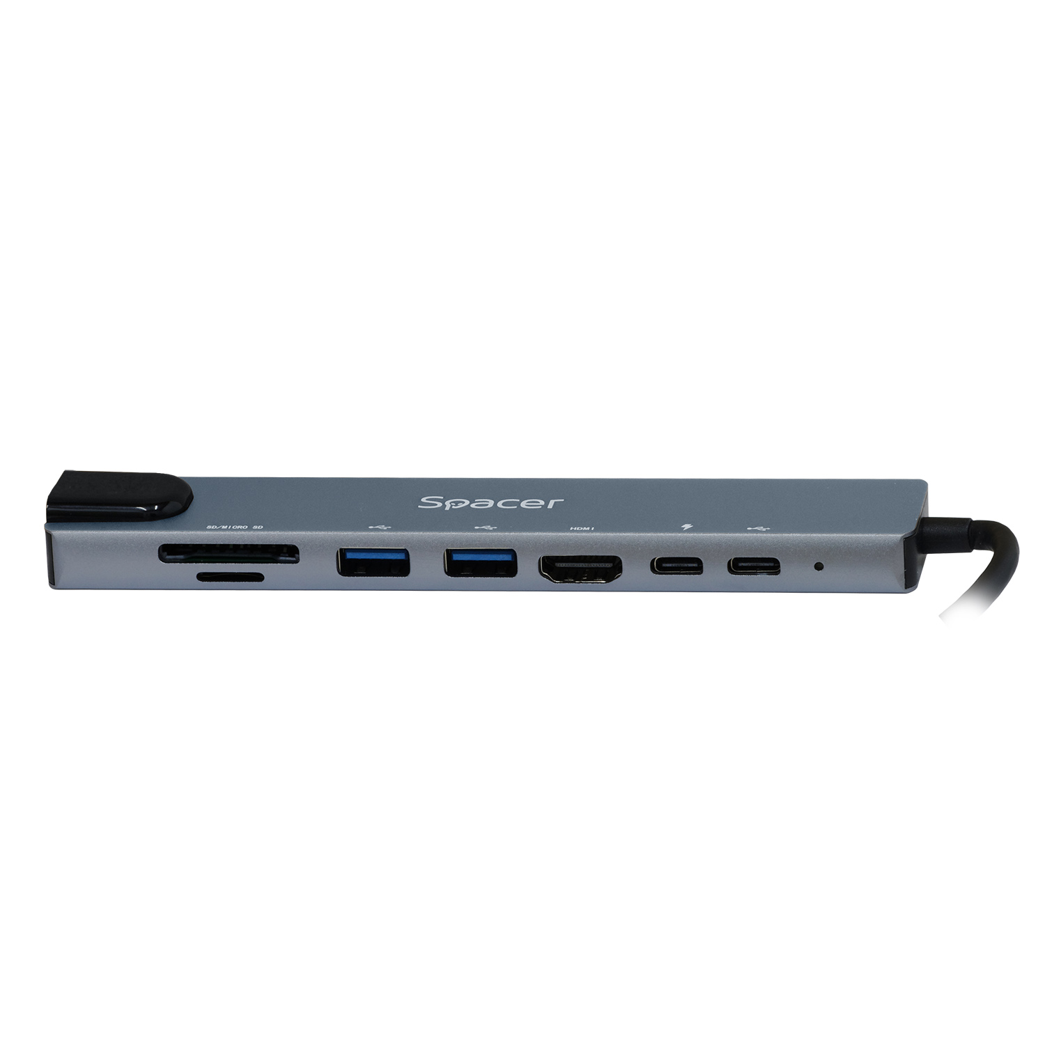 DOCKING Station Spacer universal 8 in 1, conectare Type-C, USB 3.0 x 1 ...