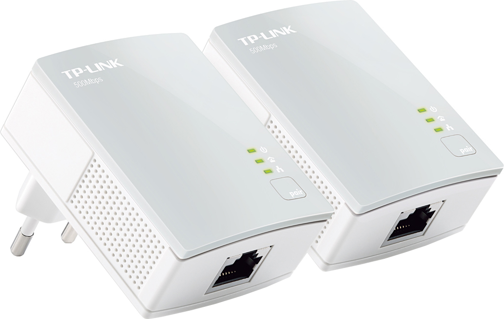 KIT ADAPTOR POWERLINE TP-LINK tehnologie AV, AV600, pana la 600Mbps, 1 ...