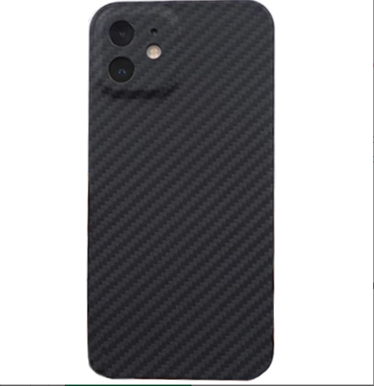 Husa Cover Hard Carbon Fiber pentru iPhone 12 Negru - Contakt.ro
