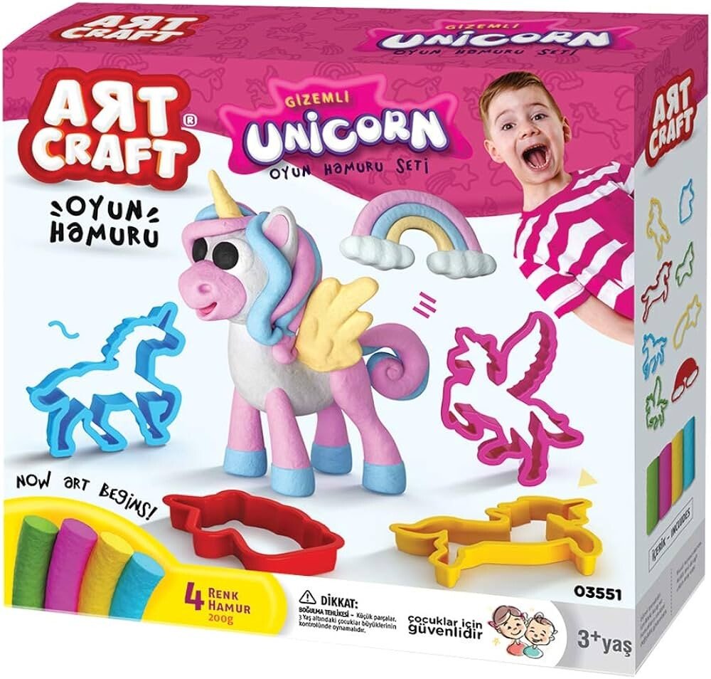 Art Craft Plastilina Set 3D Unicorn - Contakt.ro